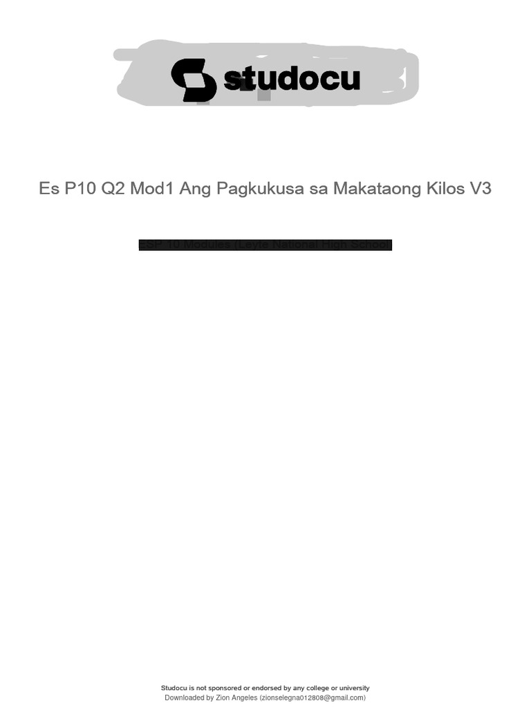 Esp M1 Q2 Jade | PDF