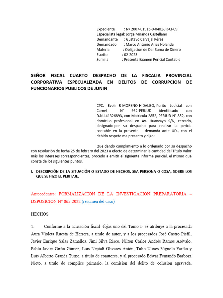 Grupo 1 - Colusión Agravada | PDF