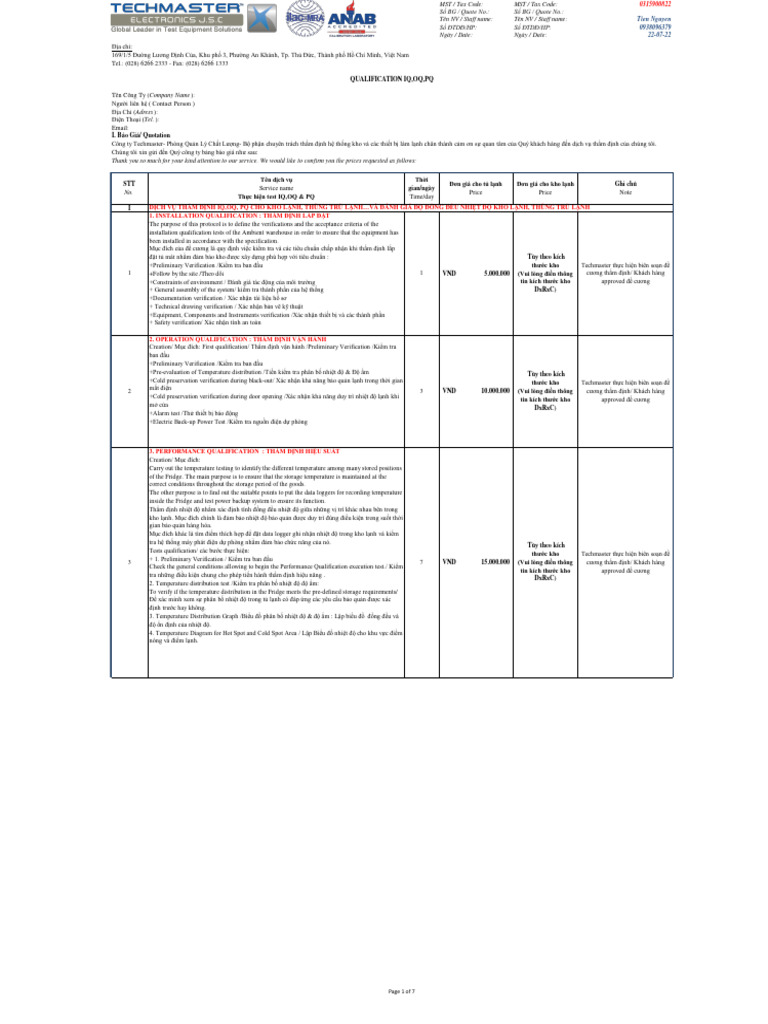 Quotation Template Final Iqoqpq | PDF