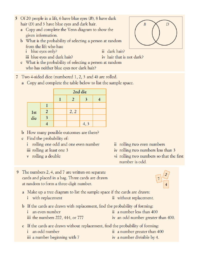 Probability Questions | PDF
