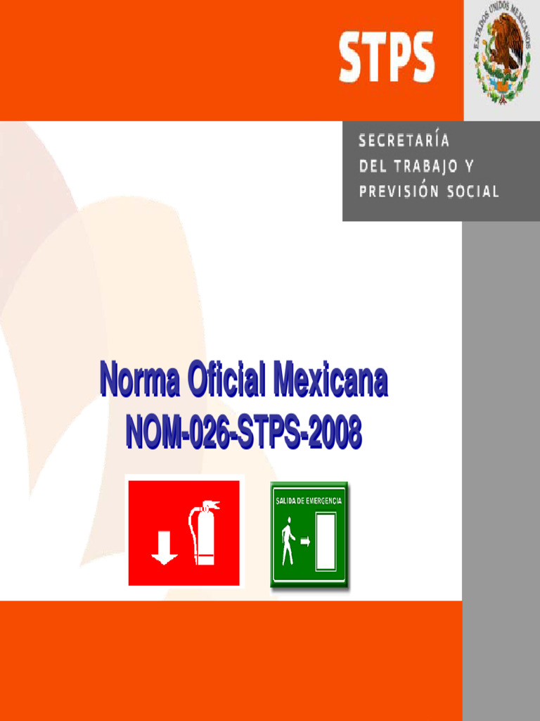 Nom 026 Stps 2008 Colores y Señalamientos | PDF | Color | Azul