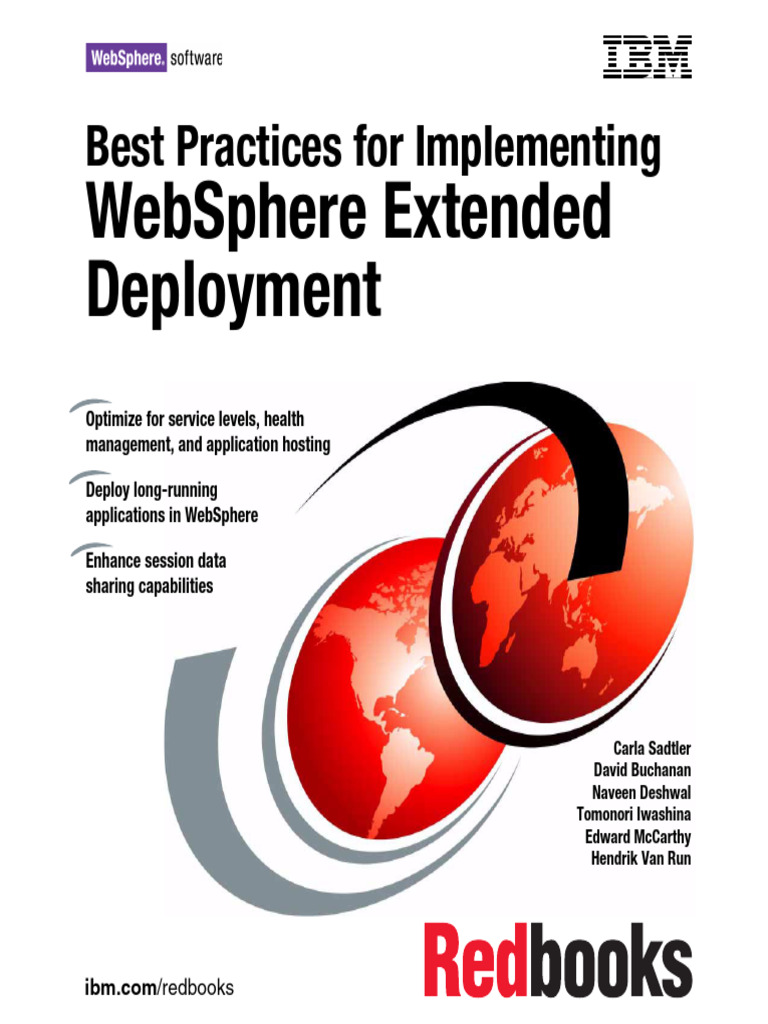 Best Practices For Implementing WebSphere Extended Deployment | PDF | Operating System | Service ...