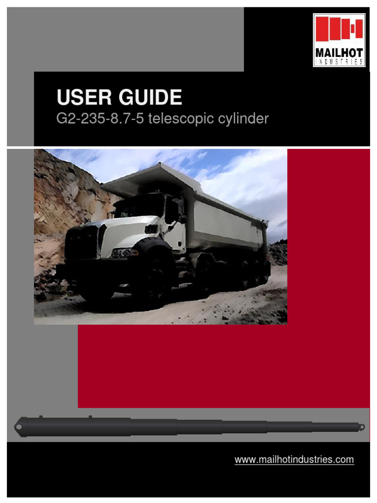 Mailhot G2-Series Cylinder User Guide | PDF | Pump | Mechanical Engineering