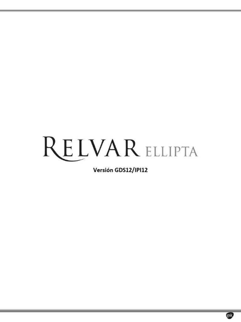 RELVAR ELLIPTA-Polvo para Inhalacion | PDF | Asma | Enfermedad pulmonar ...