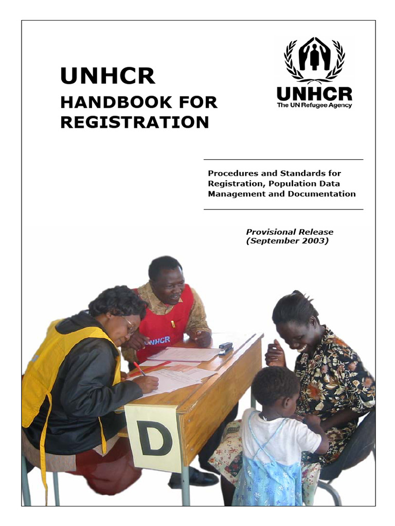 UNHCR Registration Handbook Overview | PDF | Refugee | Internally ...