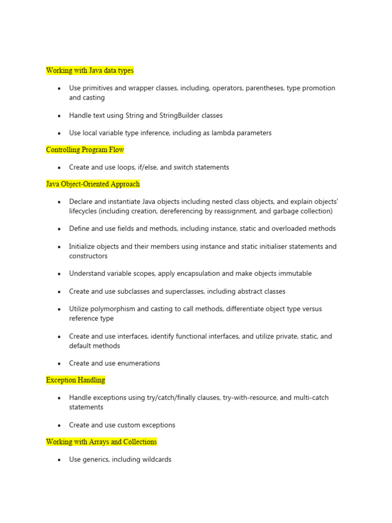 Working With Java Data Types Pdf Method Computer Programming 0295