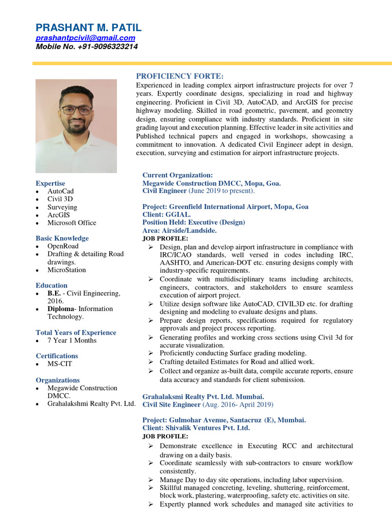 Prashant Patil | PDF | Airport