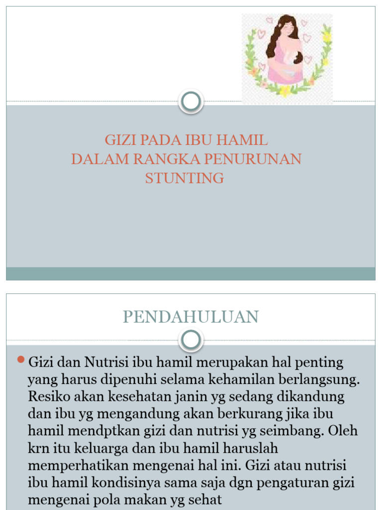 Gizi Bumil | PDF