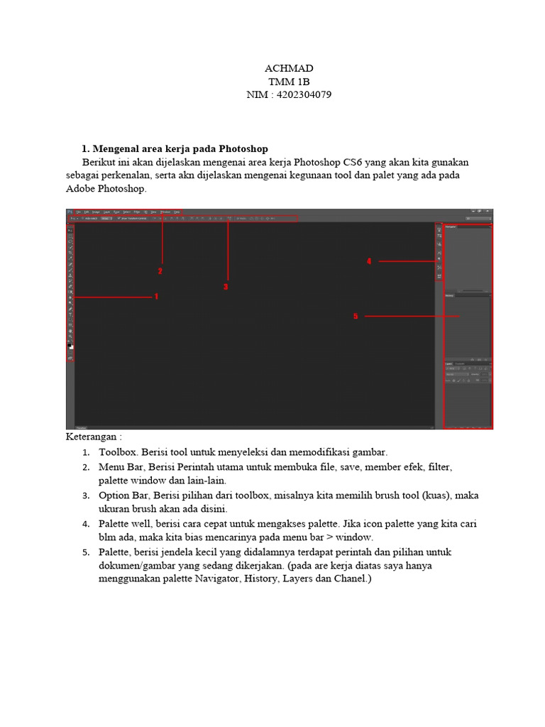 Adobe Photosop - ACHMAD | PDF | Griya & Taman | Komputer