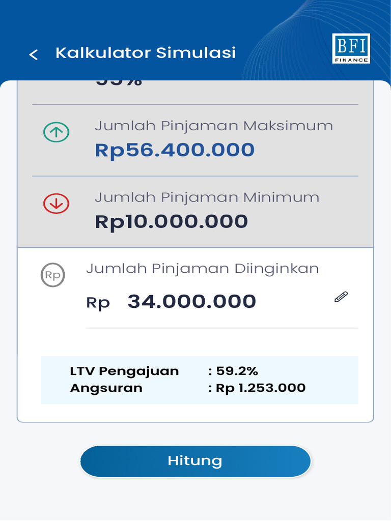 Kalkulasi Perhitungan Agent Tool BFI Finance | PDF | Bisnis | Hukum
