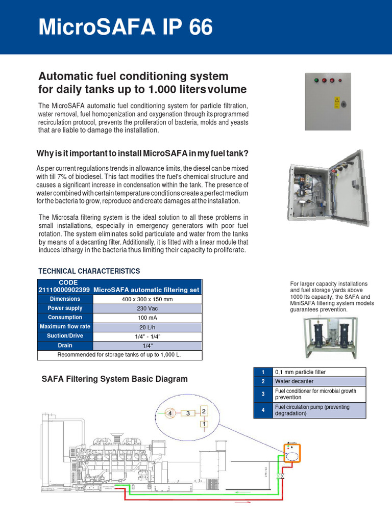 2 Micro Safa EN - IP66 | PDF | Filtration | Water