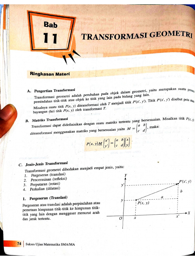 Materi Dan Latihan Soal Transformasi | PDF
