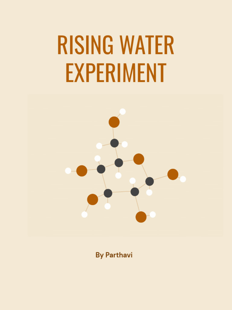 Rising Water Expirement | PDF
