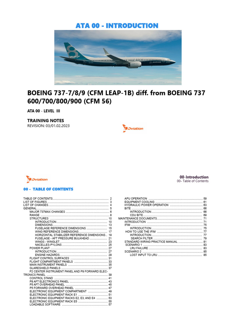 B737 MAX ATA - 00 Introduction | PDF | Flight Control Surfaces ...