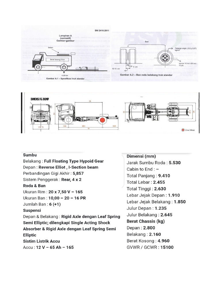 Spesifikasi DT BB | PDF