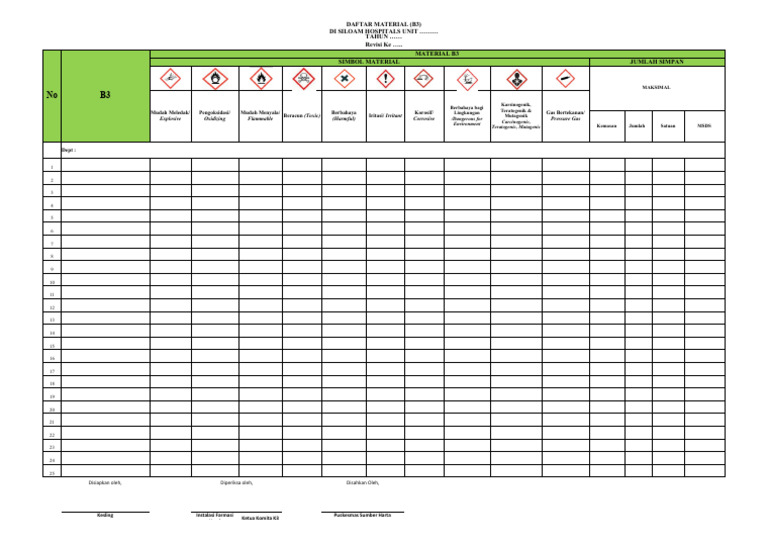 Form Kosong b3 | PDF