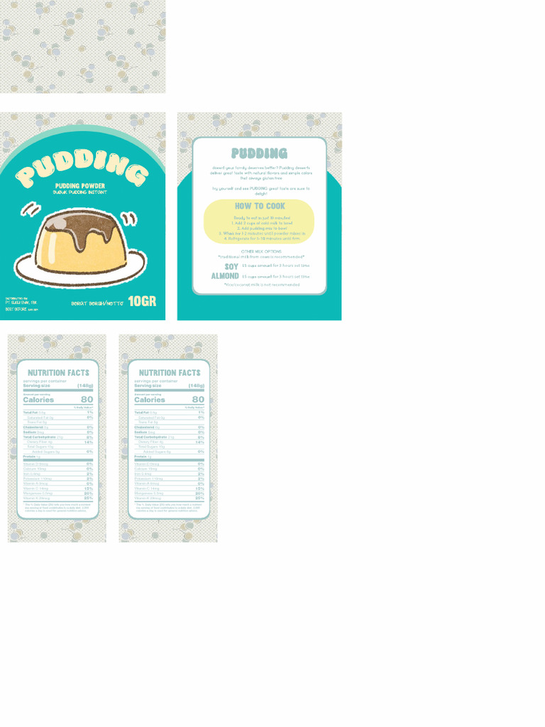 Packaging Pudding 1 | PDF