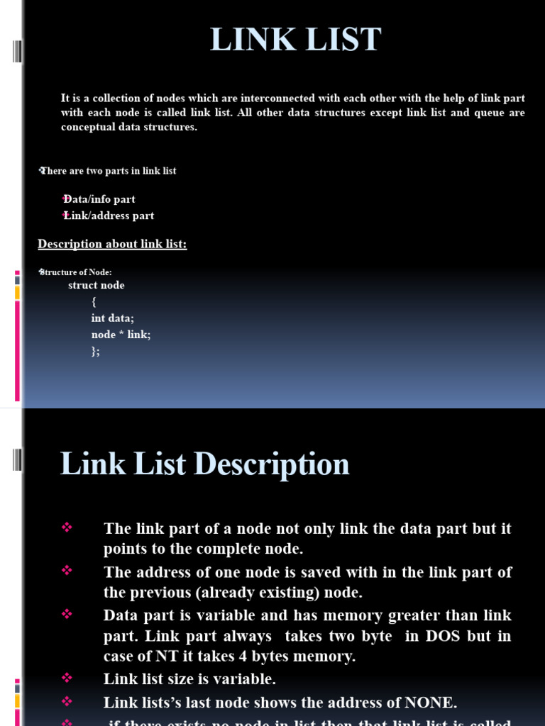 Link List | PDF | Computer Science | Software Development