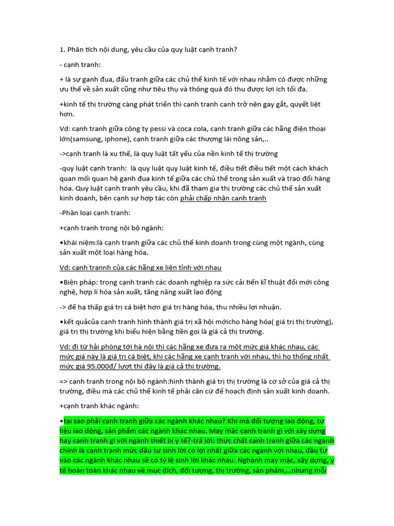 Nội Dung Thuyết Trình Ktch | PDF