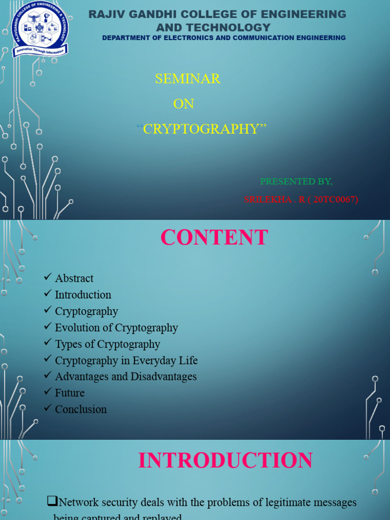 Cryptography | PDF | Cryptography | Key (Cryptography) Cryptography | PDF | Cryptography | Key (Cryptography)