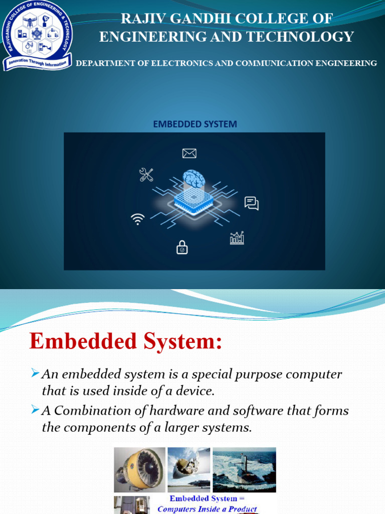 Embedded Pdf Embedded System Central Processing Unit 