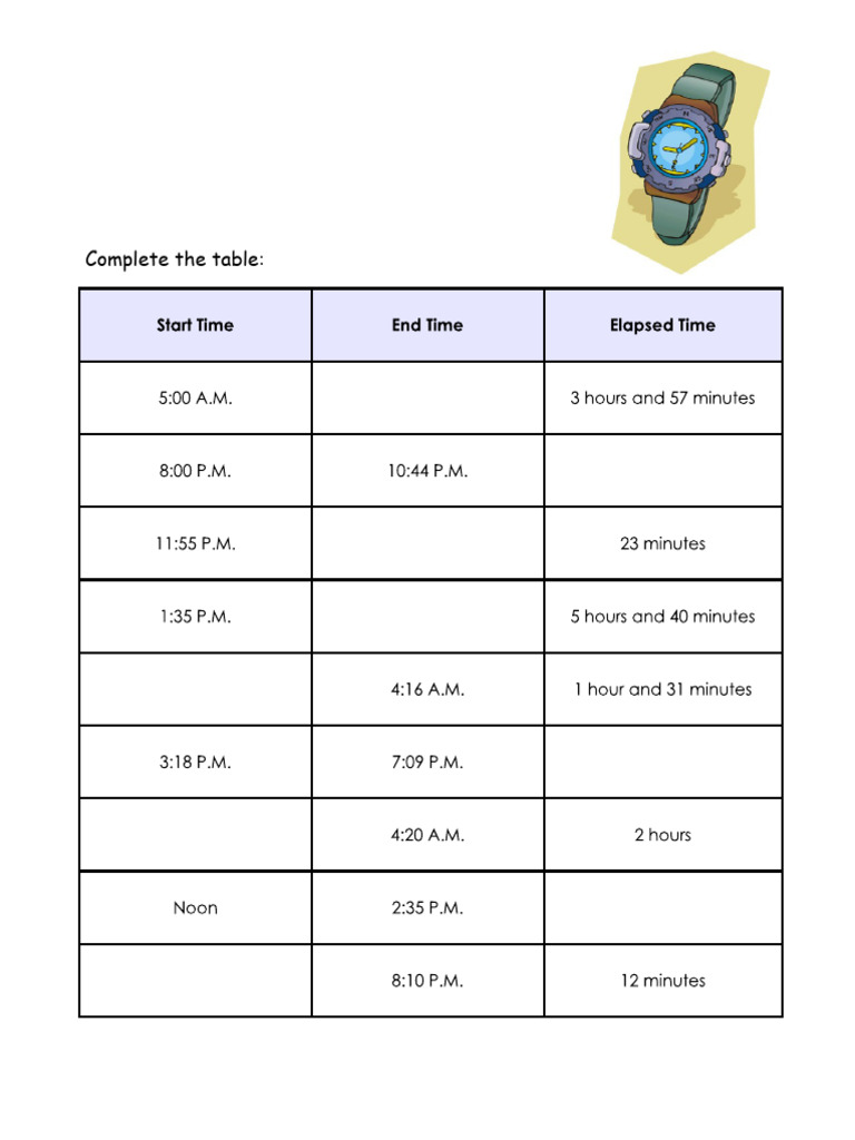 Elapsed Time 4 | PDF
