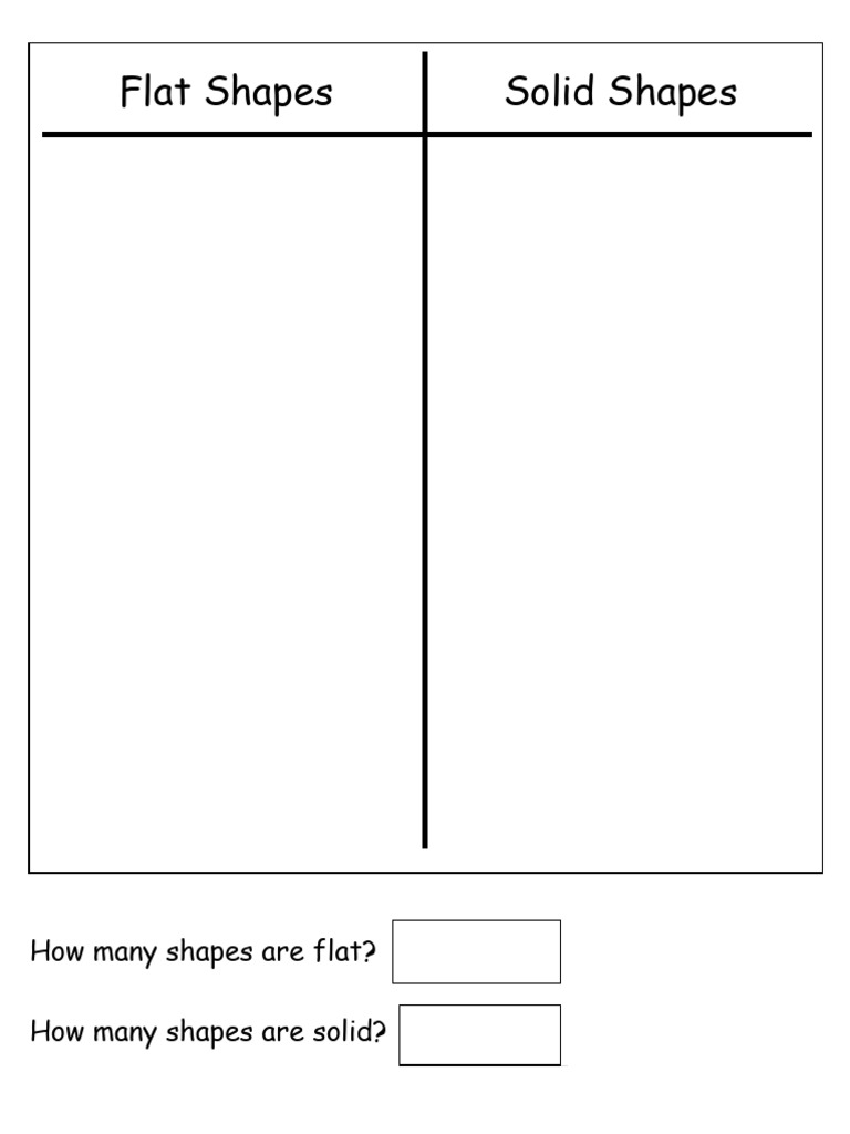 Flat and Solid Shapes | PDF | Home & Garden