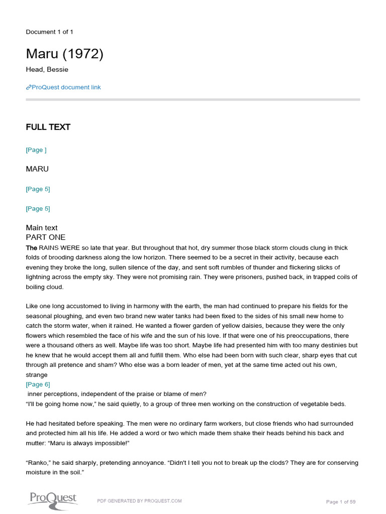 5) Head, Maru | PDF | Mind