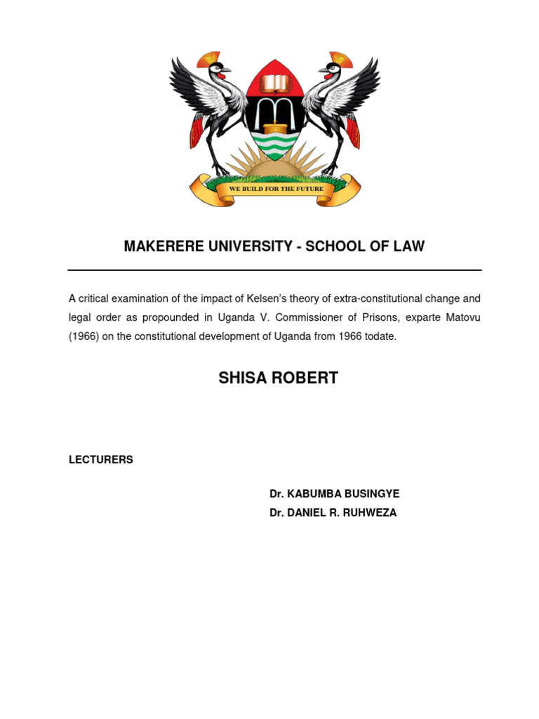 Makerere University School of Law | PDF | Constitution | Nullification ...
