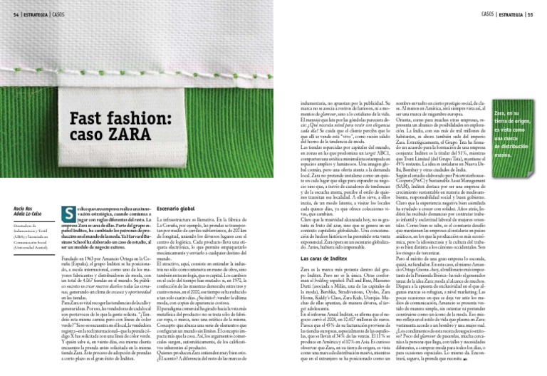 Zara Fast Fashion | PDF | Fashion | Ropa