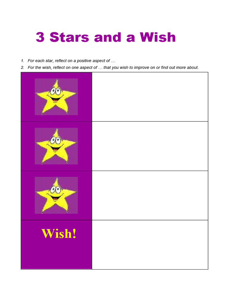 3 Stars and A Wish | PDF