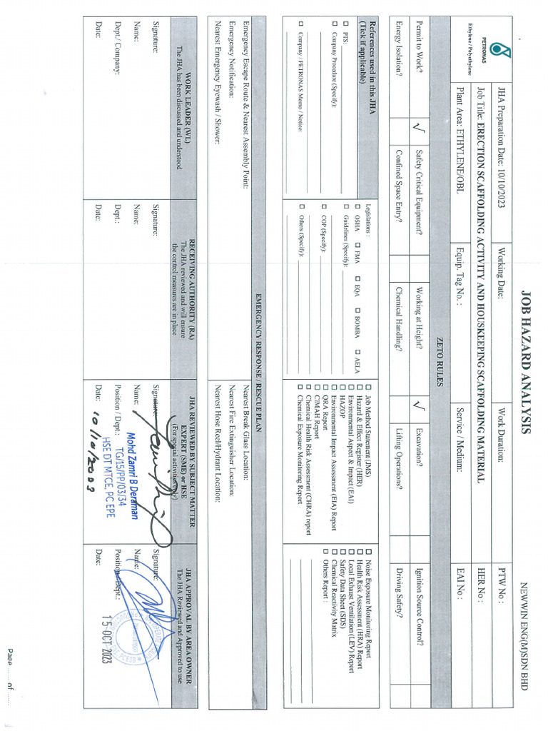 Obl - Erection Scaffold | PDF