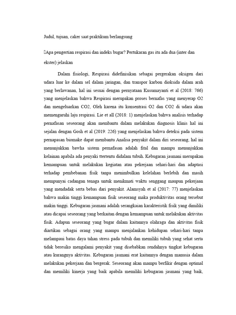 Sistem Respirasi | PDF | Pengembangan Diri