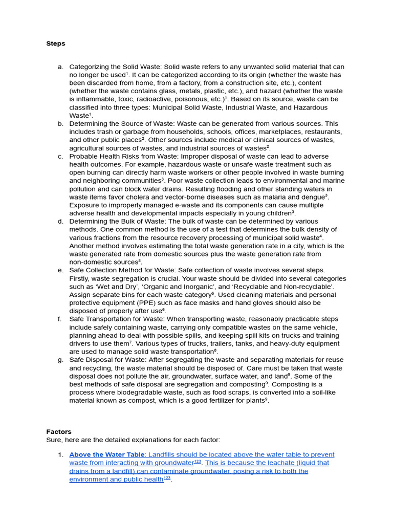 Script | PDF | Waste | Waste Management