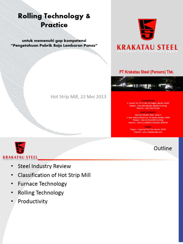 Rolling Practice & Technology - 20140910100906 | PDF | Materials ...