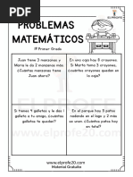 12 Cuentos Matematicos Primaria | PDF