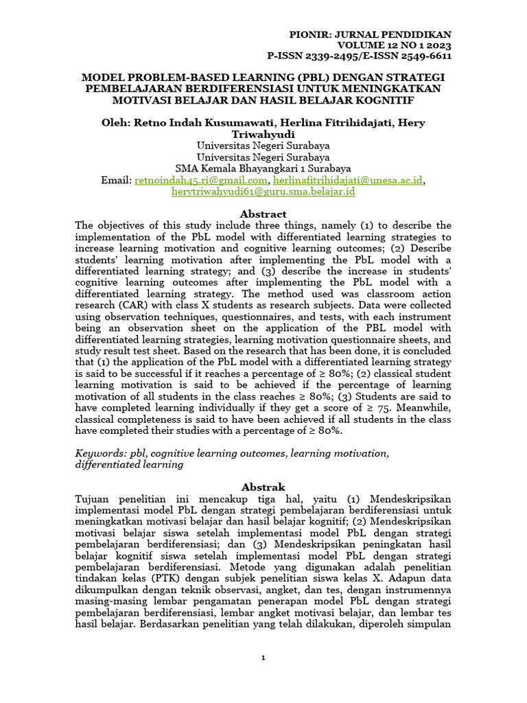 Artikel | PDF | Behavioural Sciences | Observation