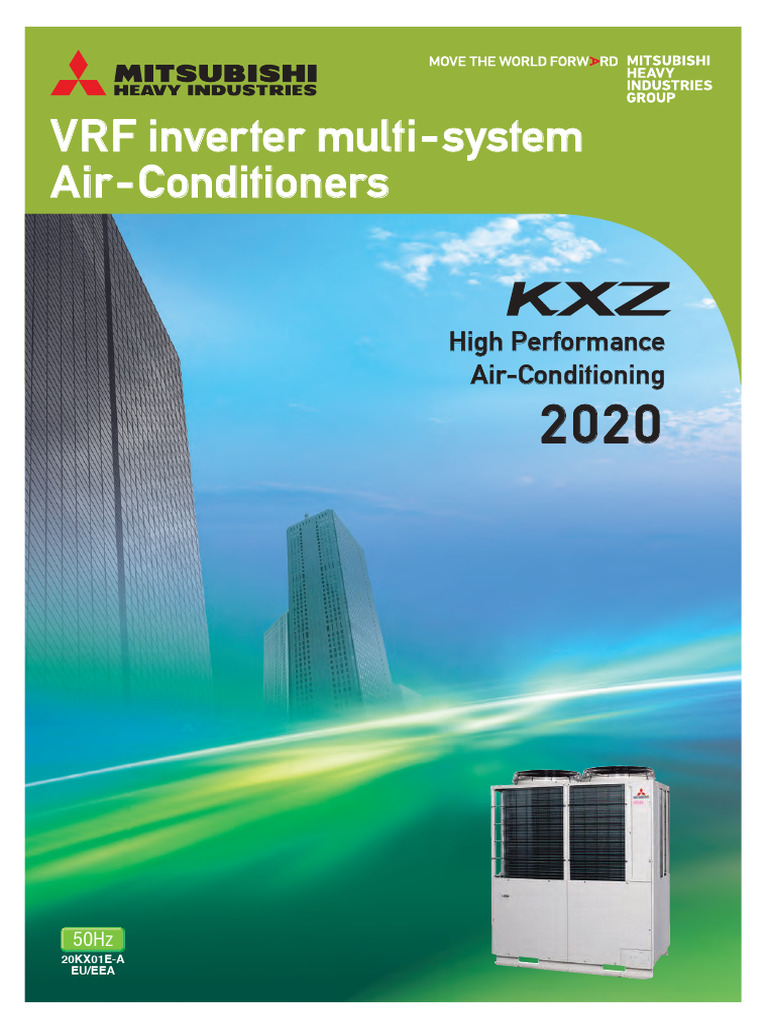 MHI KXZ 2020 Catalogue (Compressed) | PDF | Air Conditioning | Electric Motor