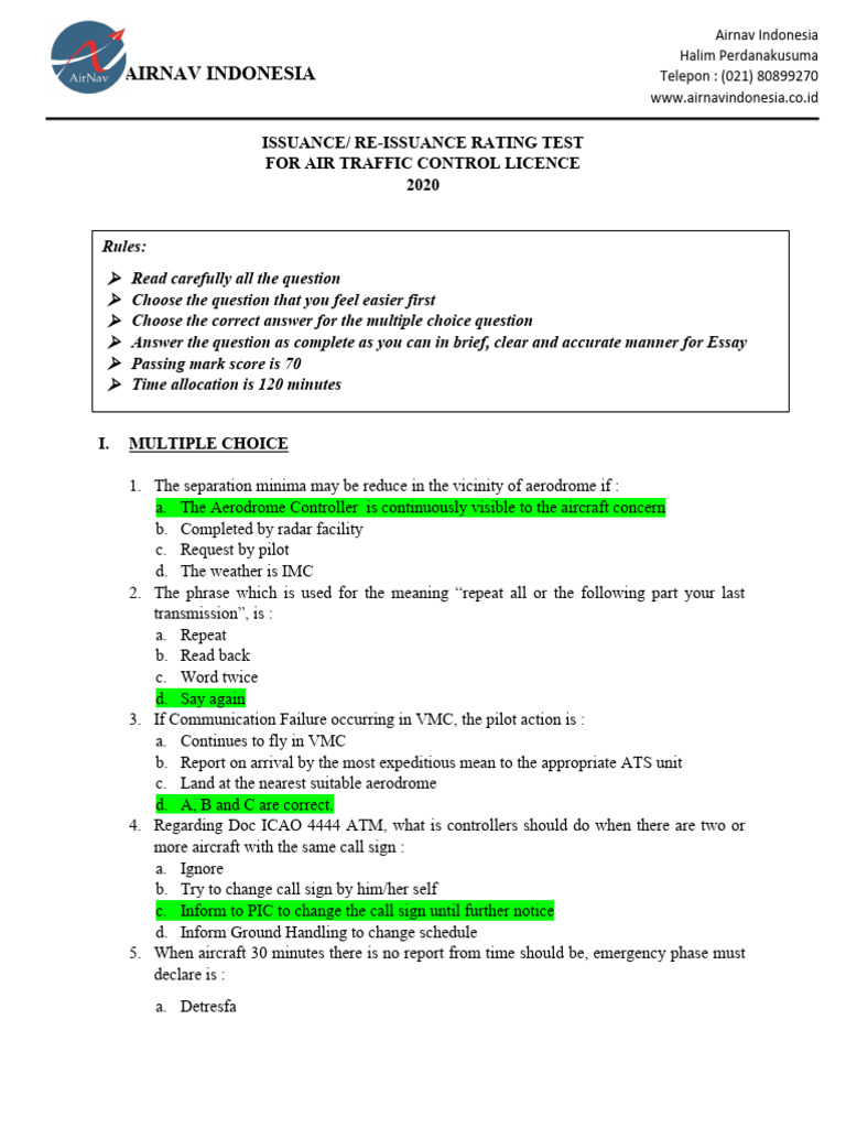 Verse 1 | PDF | Instrument Flight Rules | Visual Flight Rules
