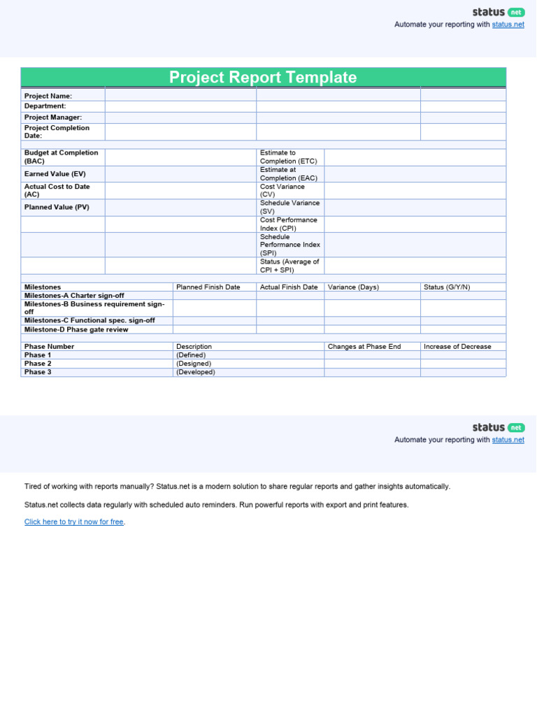 General Project Report | PDF
