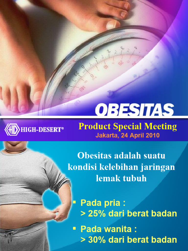 Panduan Menurunkan Obesitas Pria | PDF