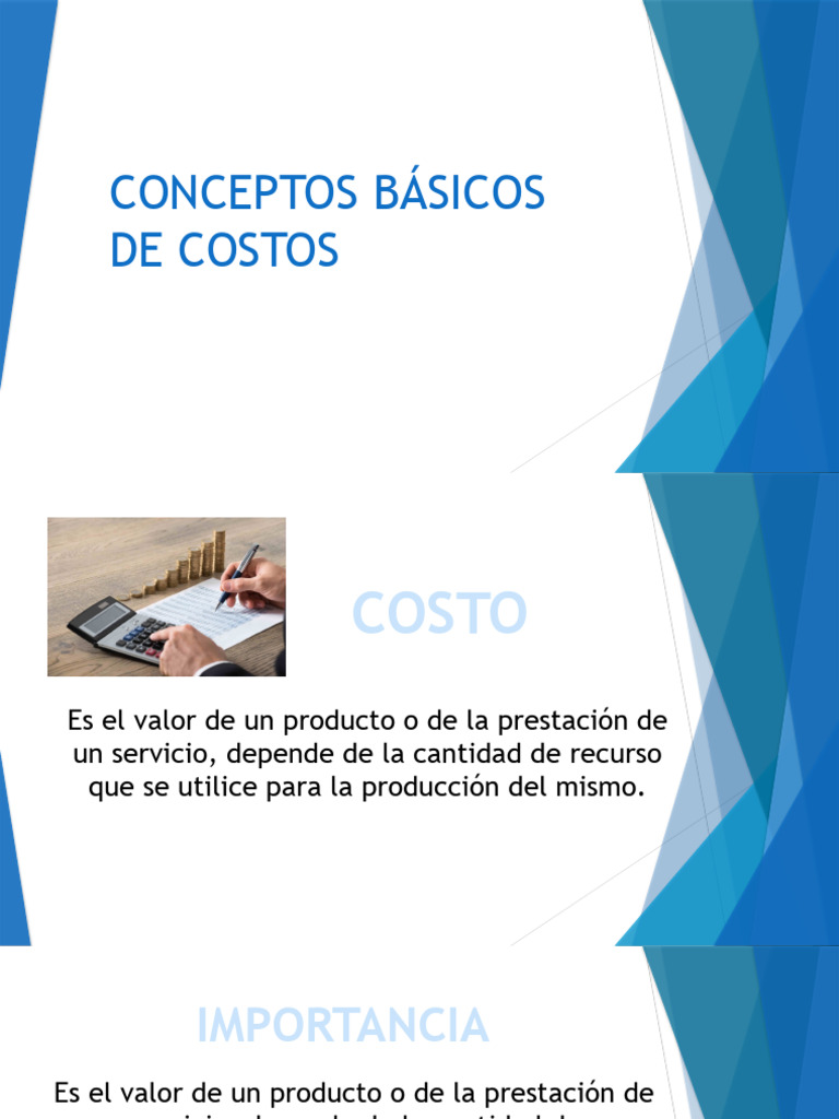 Conceptos Básicos de Costos | PDF | Costo | Business