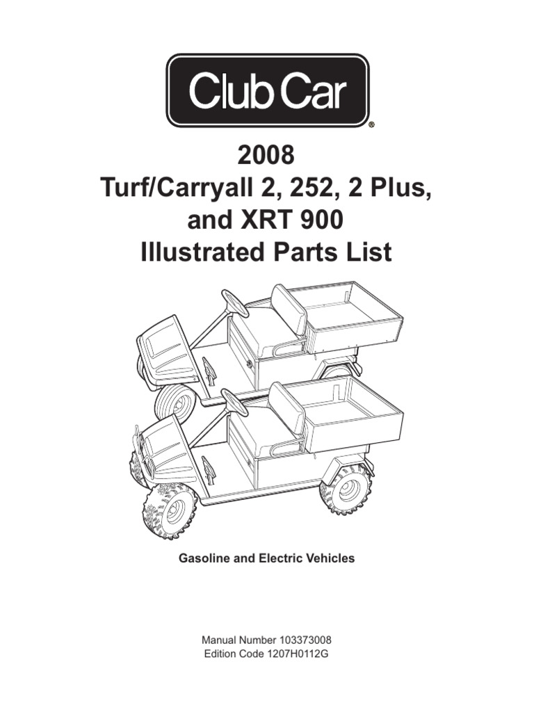 2008 Turf Carryall Parts | Download Free PDF | Internal Combustion ...
