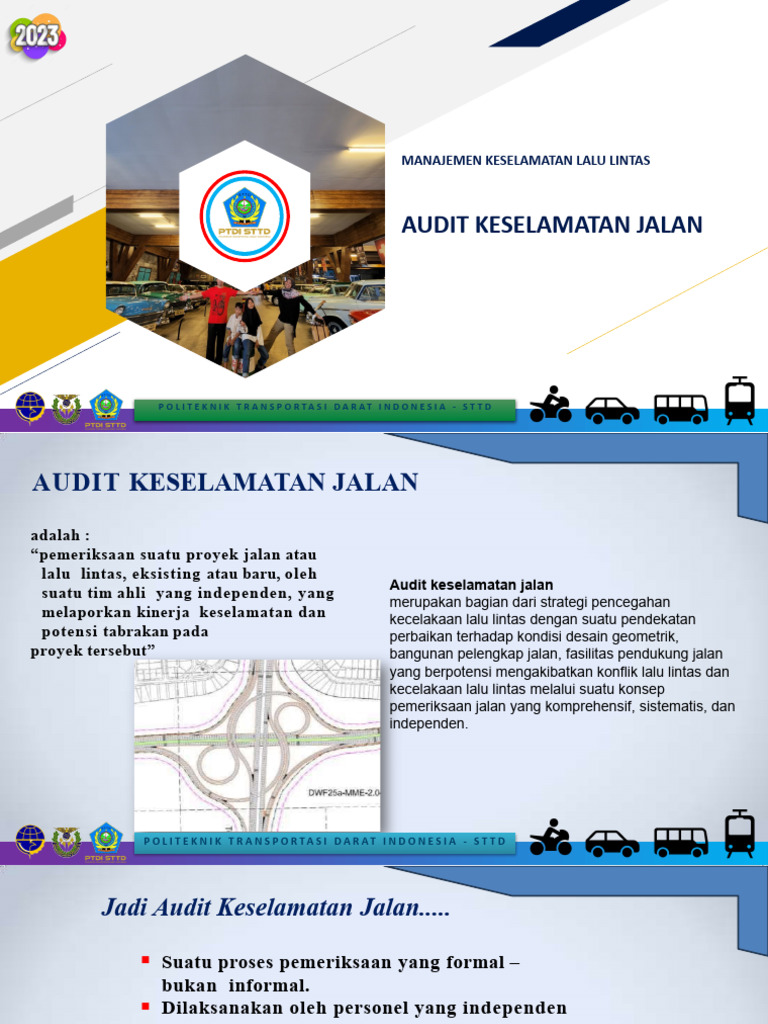 MKLL - Bahan Ajar 5 - Audit Keselamatan Jalan | PDF | Teknologi & Rekayasa