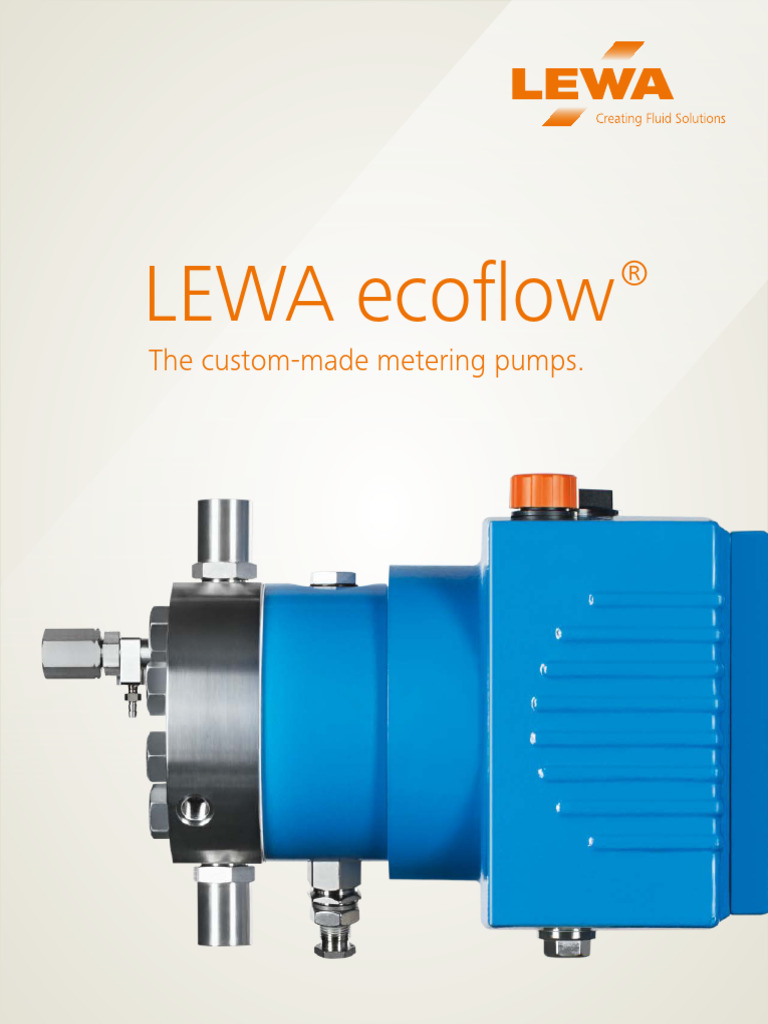 1 PDFsam D1-160 LEWA Ecoflow-Metering-Pumps en Us | PDF | Pump | Energy ...
