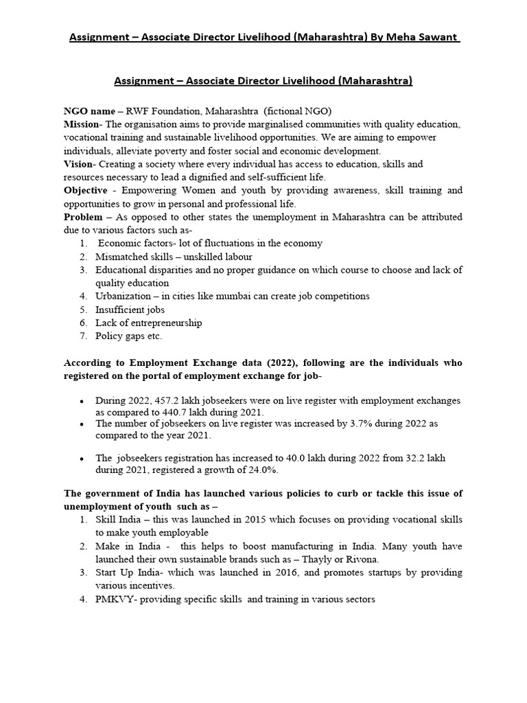 3 Year Strategy For NGO | PDF | Non Governmental Organization | Mentorship