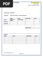 LQA Standards for Hospitality 2023-2025 | PDF | Restaurants | Menu