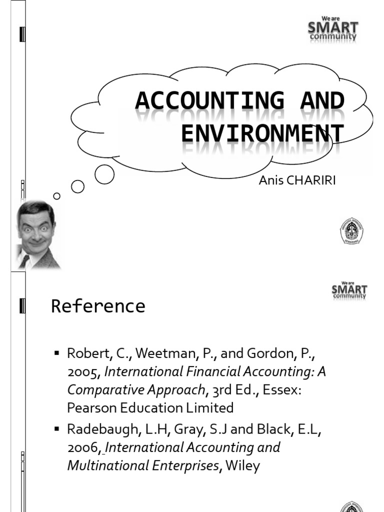 W03 - Accounting and Environment | PDF | Accounting | Economic System