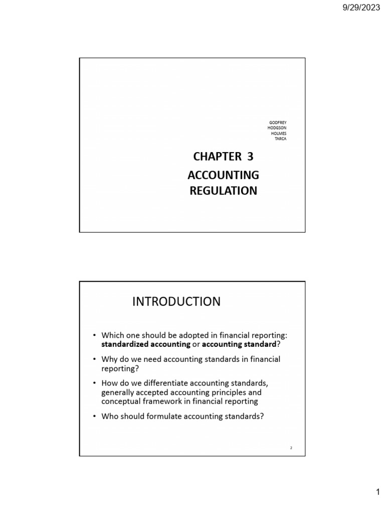 W05 Accounting Standard-Godfrey 2023 | PDF | Generally Accepted Accounting Principles (United ...