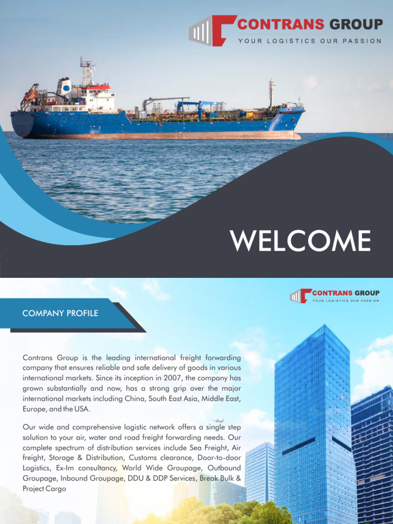 Contrans Company Profile | PDF | Cargo | Logistics